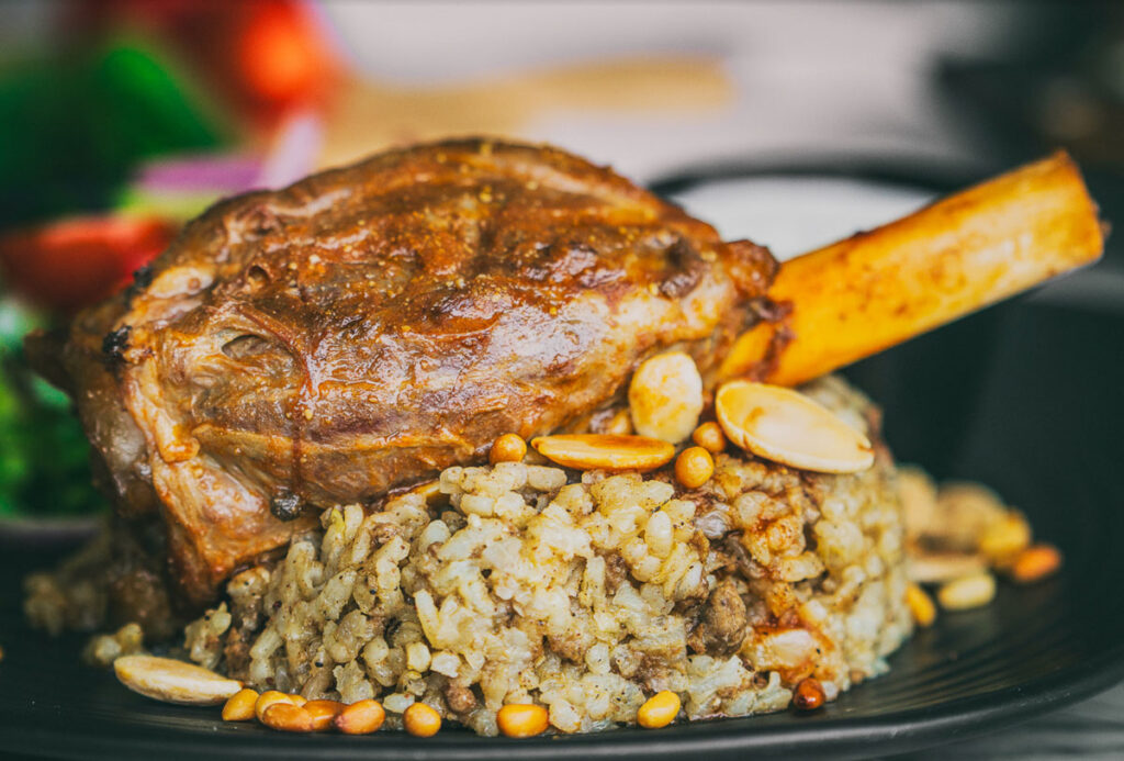 Our menu’s very own modern twist on Lebanese cuisine – Sahra by the River